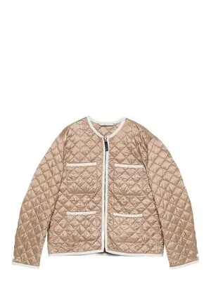 Max Mara Celeste Quilted Jacket - Nude
