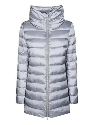 SAVE THE DUCK Lydia High-neck Quilted Coat - Gray