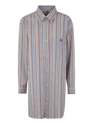 Etro Striped Long-sleeve Shirt - Multicolor