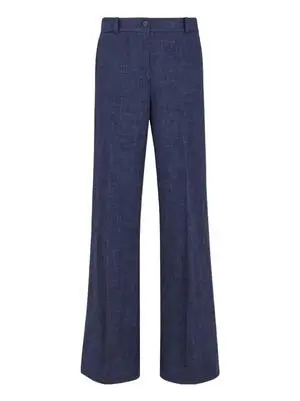 P.A.R.O.S.H P.A.R.O.S.H. Wide Leg Button Trousers