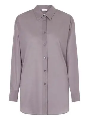 JIL SANDER Muslin Oversized Shirt - Gray