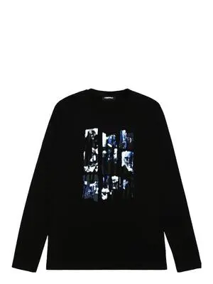 Karl Lagerfeld Printed T-shirt - Black