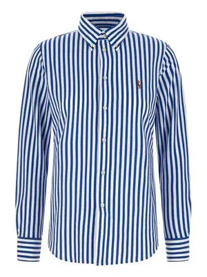 Polo Ralph Lauren Striped Long Sleeve Shirt - Blue