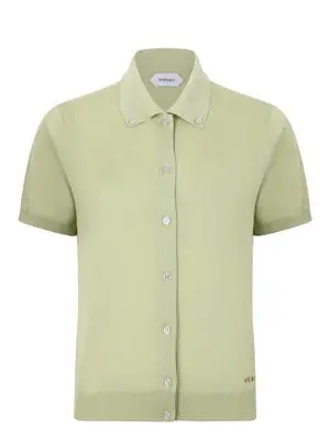 Versace Short Sleeve Button-down Shirt - Nude