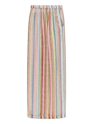 Missoni Zigzag Wide-leg Pants - Nude