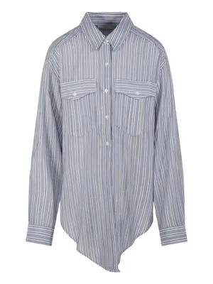 Isabel Marant Étoile Striped Button-up Shirt - Blue