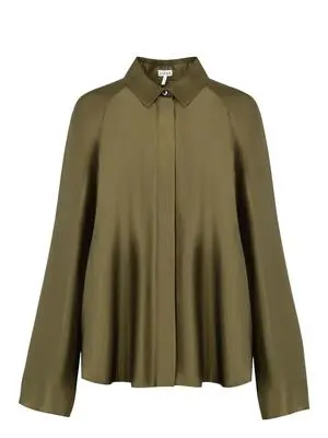 Loewe Cape Shirt - Khaki Green