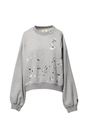 Mihara Yasuhiro Embellished Crewneck Sweatshirt - Grey