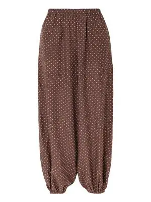 Posse Posse Polka Dot Tape Pants Red