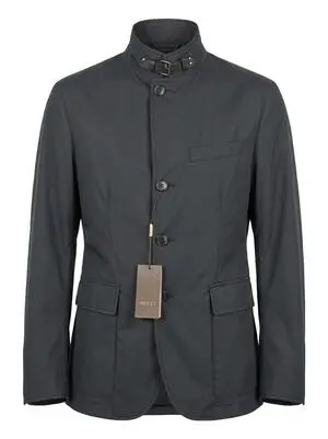 Gucci Logo Casual Jacket - Black