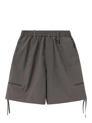 WOOYOUNGMI Zip Detail Cargo Shorts - Black