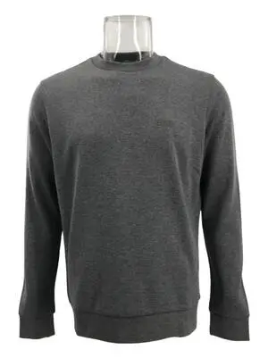 Hugo Boss Round Neck Long Sleeve Sweater - Black
