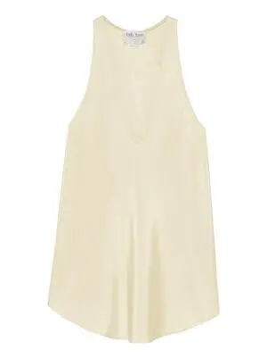 FORTE_FORTE V-neck Sleeveless Top - White