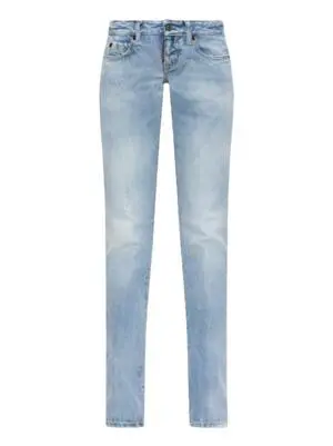 Dsquared2 Venus Straight-leg Jeans - Blue