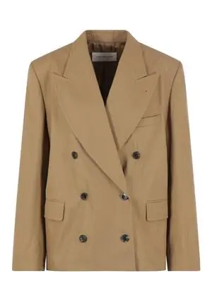 Dries Van Noten Double-breasted Twill Blazer - Green