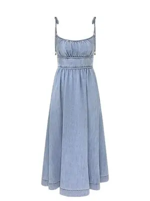 Zimmermann Sleeveless Midi Dress - Skylark