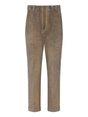 MAISON MARGIELA Wool Trousers - Camel