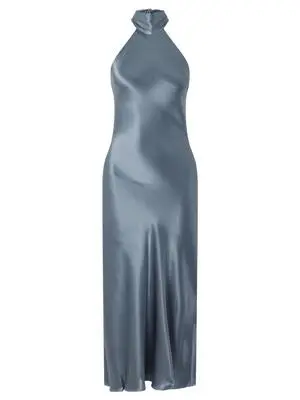 Rixo Spaghetti Strap Midi Dress - Blue