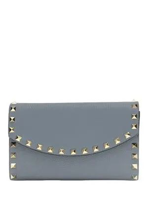 Valentino Garavani Rockstud Chain Shoulder Bag - Gray
