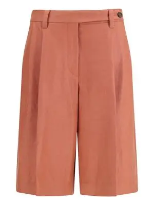 Brunello Cucinelli Pleated Tailored Shorts - Pink