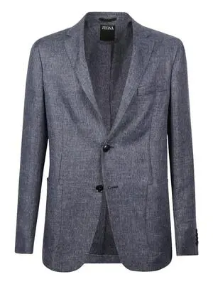 Zegna Two-button Formal Blazer - Blue