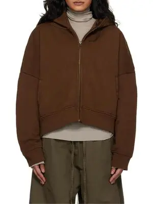 ENTIRE STUDIOS Zip-up Hoodie - Brown