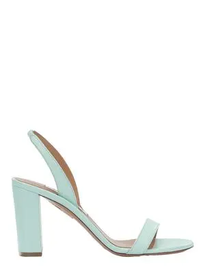 AQUAZZURA Aquazzura So Nude Block 85 Heeled Sandals Light Blue