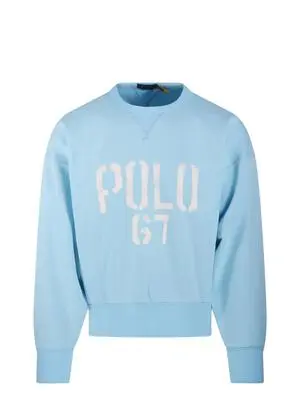 Polo Ralph Lauren Crewneck Sweatshirt With Logo - Blue