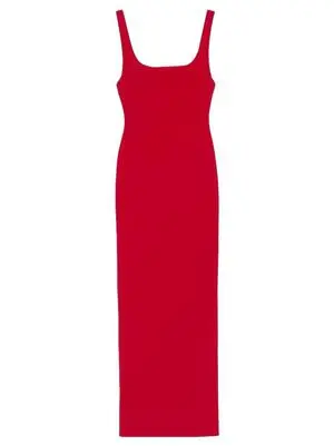 Solace Aniella Square Neck Maxi Dress - Red