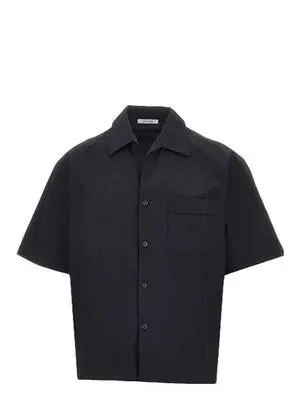 ENTIRE STUDIOS V-neck Short-sleeve Shirt - Black