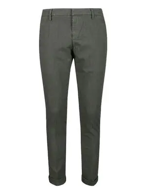 DONDUP Mid-waist Casual Pants - Black