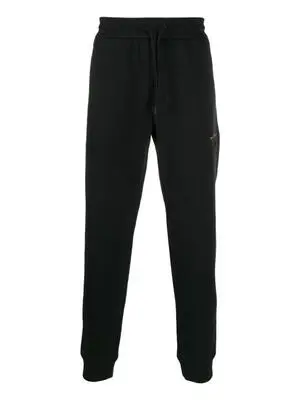 Emporio Armani Star Motif Track Pants - Black