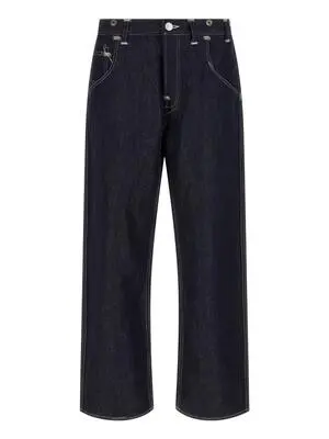 Junya Watanabe X Levi's Contrast Stitch Straight-leg Jeans - Black