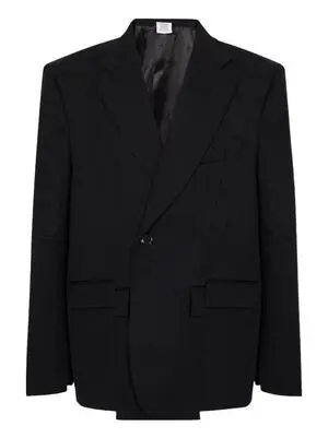 Vetements Long Sleeve Blazer - Black