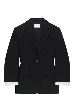 Givenchy Single-breasted Cocoon Jacket - Black