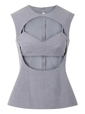 JIL SANDER Jil Sander Sleeveless Cut-Out Top