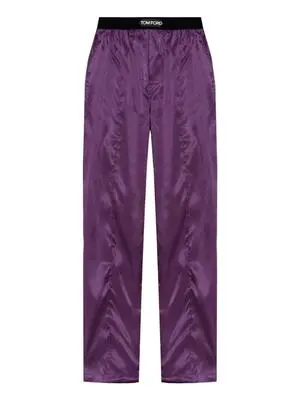 TOM FORD Silk Pajama Bottoms - Purple