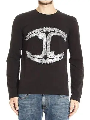 Just Cavalli Printed T-shirt - Black
