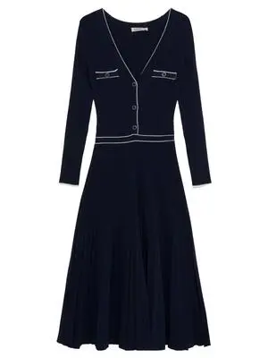 Simkhai Heloisa Knit Midi Dress - Midnightnavy