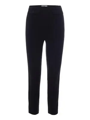 Elisabetta Franchi Satin Insert Trousers - Black