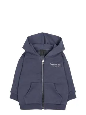 Givenchy Zip-up Hoodie - Blue