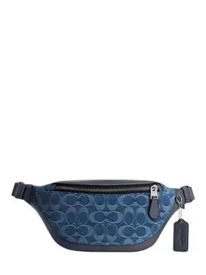 COACH Warren Monogrammed Waist Bag - Blue
