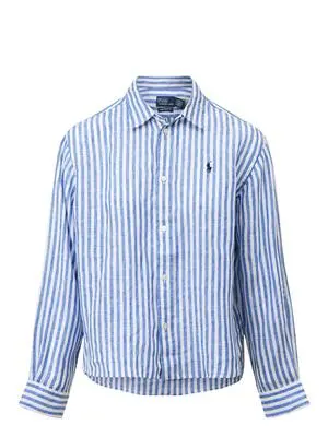 Polo Ralph Lauren Striped Long Sleeve Shirt - Blue