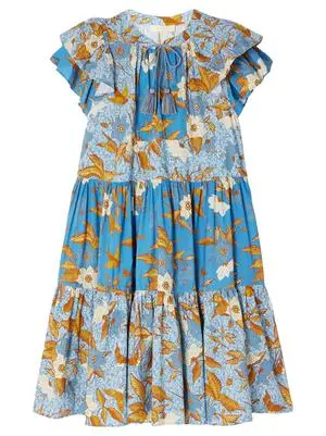 ULLA JOHNSON Ulla Johnson Tiered Ruffled Printed Maxi Dress