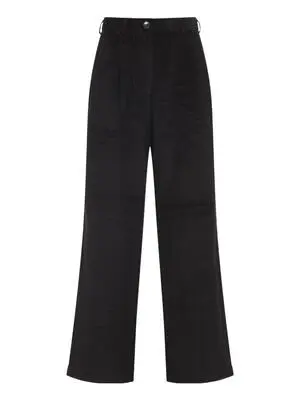THE FRANKIE SHOP Button Corduroy Trousers - Black