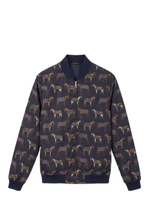 Gucci Reversible Printed Bomber Jacket - Black