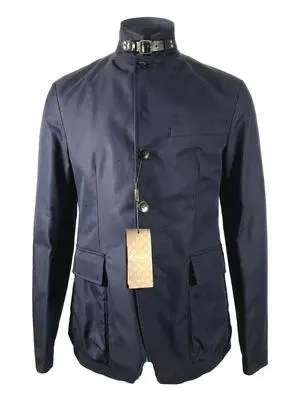 Gucci Long-sleeved Casual Jacket With Buckle Detail - Black