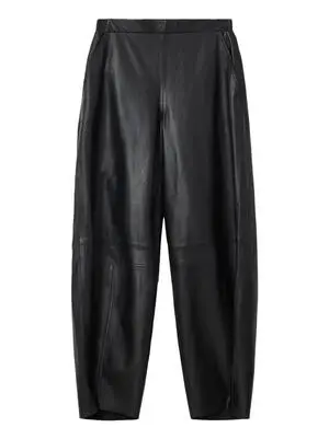ALLSAINTS ALLSAINTS Etta Elastic Waist Leather Pants