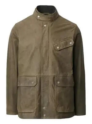 RAG  BONE Rag & Bone Suede Pocket Jacket - Green