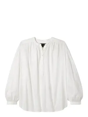 NILI LOTAN Nili Lotan Neville Long-Sleeved Cover-Up With Stripes